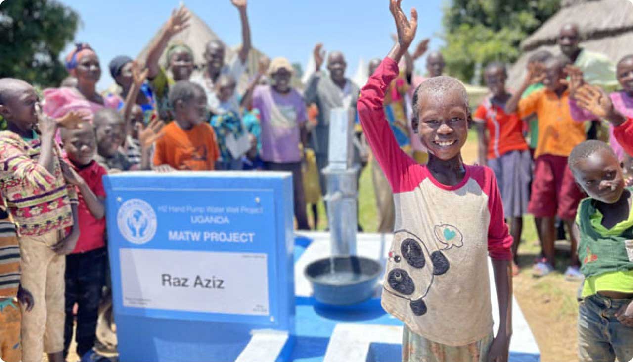Donate a water well with MATW Project Water Well Charity